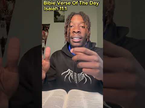 Isaiah 11:1 | Verse Of The Day #biblestudy #chosen1reggie #christianity #christian