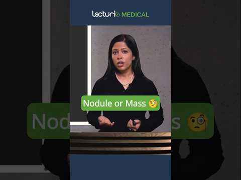🫁 Nodule or Mass? Key Size Criteria Explained! #Radiology #MedicalEducation #USMLE