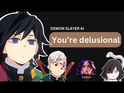 Rizzing up Demon Slayer AI chatbots...🥲