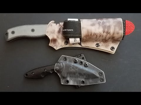 ESEE-6 and Ka-Bar TDI Hellfire Custom Kydex Sheaths