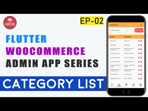 Learn Flutter WooCommerce Admin App EP 02 Category List - Mind Luster
