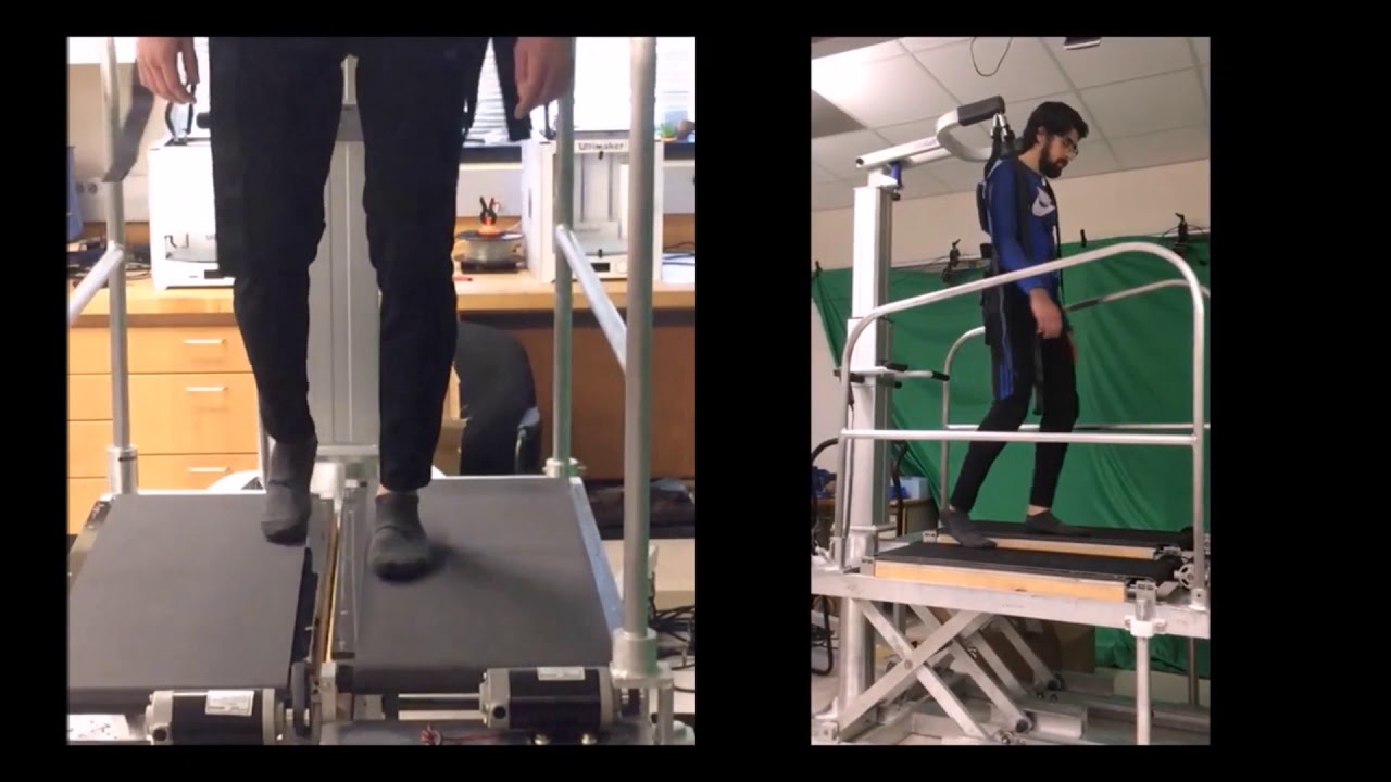 Treadmill with Adjustable Surface Stiffness: Dynamic Walking 2018 Submission