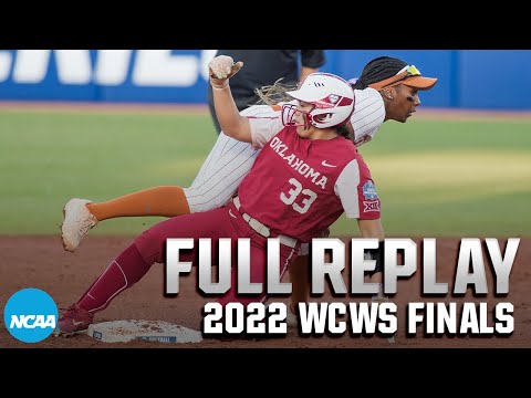 Oklahoma vs. Texas: 2022 Women's College World Series Finals Game 1 | FULL REPLAY