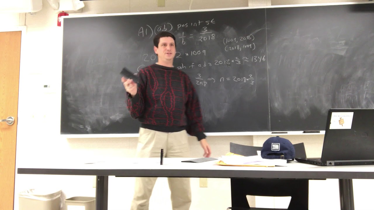 Math331 2018Fall Lec33 Putnam2018A1