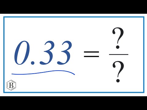 0.33 as a Fraction (simplified form)