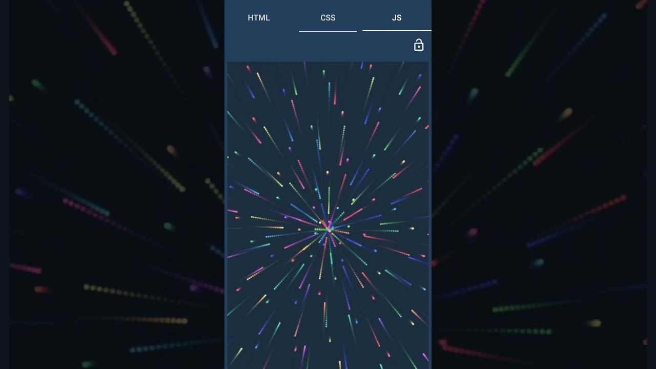 Amazing Multicolor Fireworks with help HTML and CSS#html #css