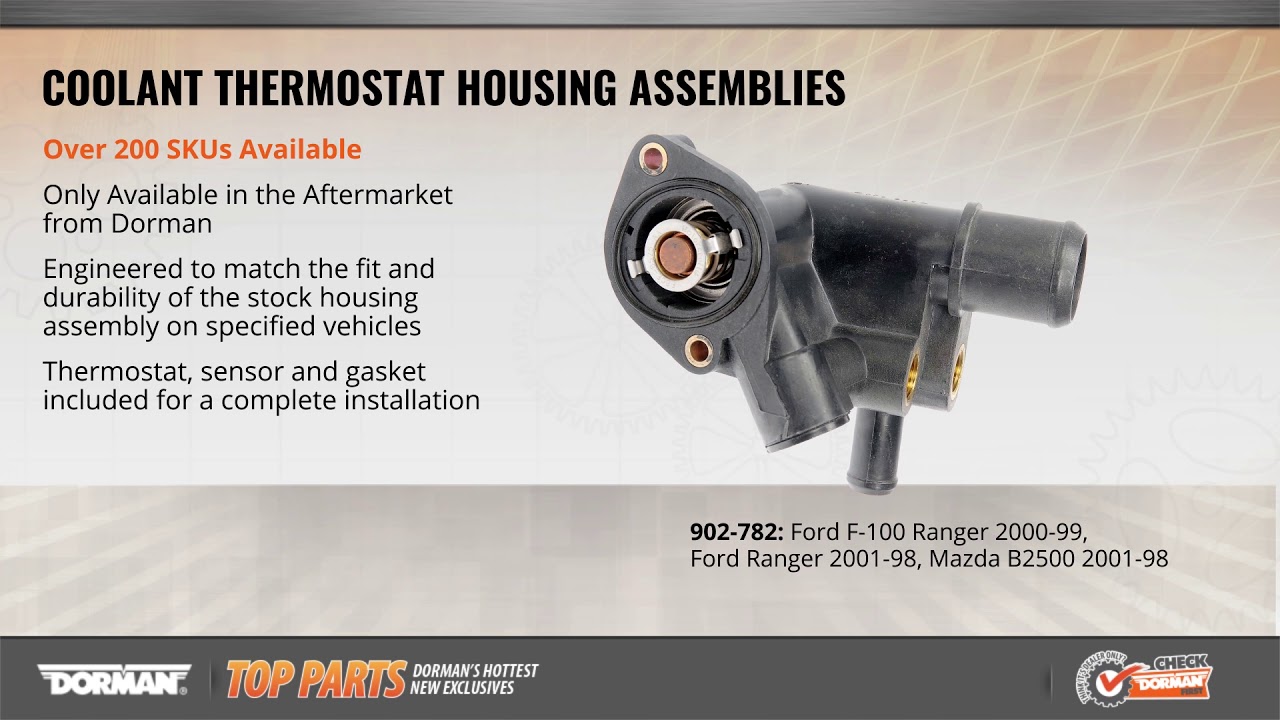 Highlighted Part: Coolant Thermostat Housing for Select Ford F-100 Ranger & Mazda B2500 Models