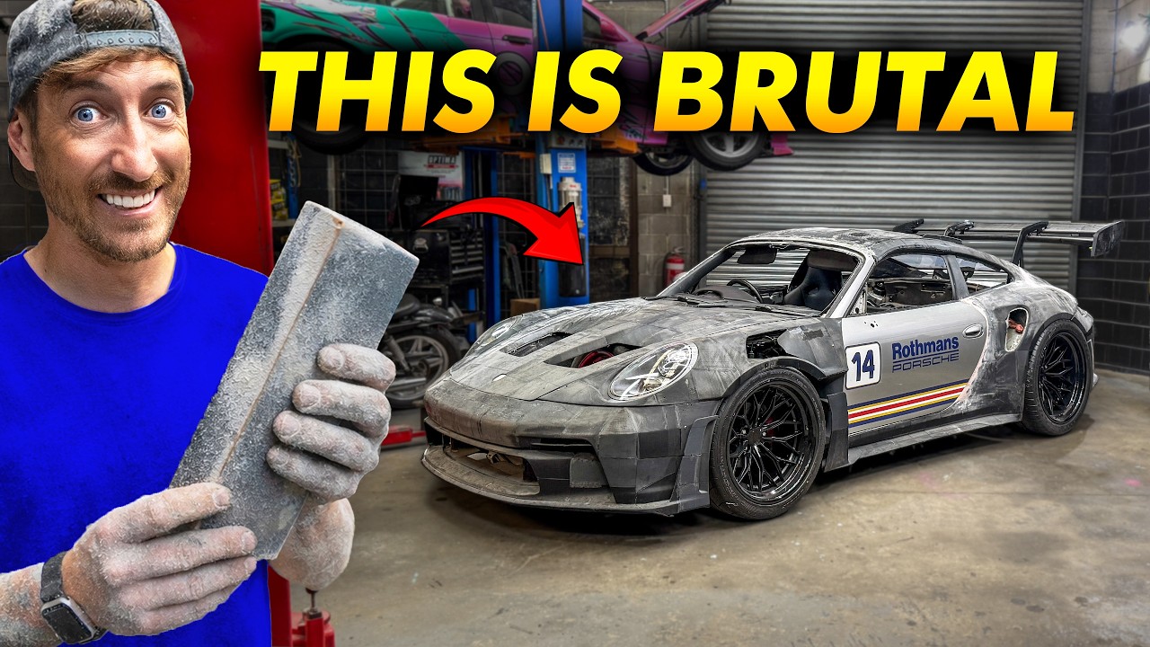 Preparing My 3D PRINTED Porsche GT3 For PAINT!
