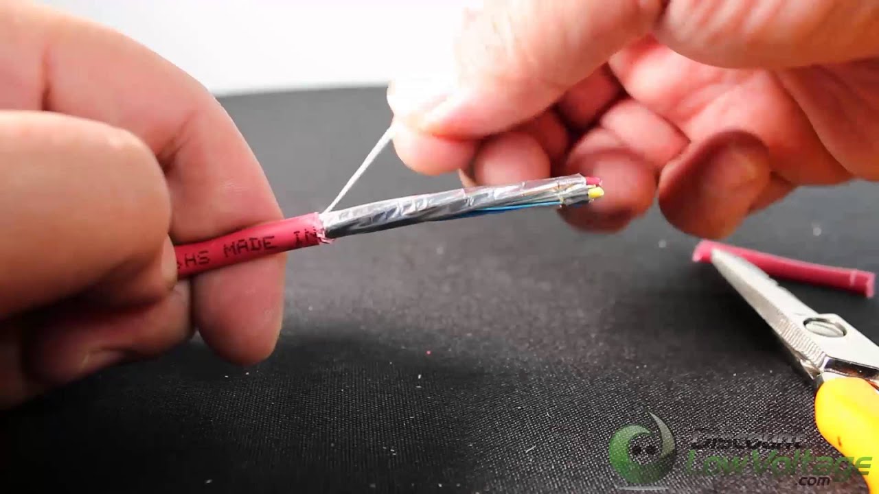 Fire Alarm Cable 6 Conductor 18 gauge Shielded Plenum