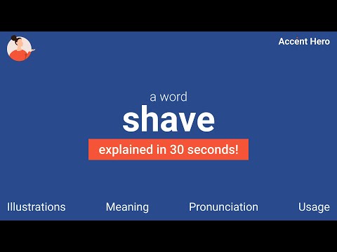 SHAVE - Meaning and Pronunciation