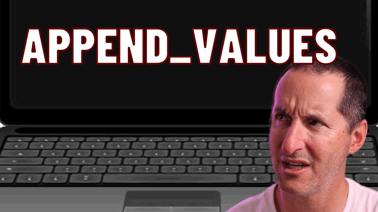 Is APPEND_VALUES really worth it?