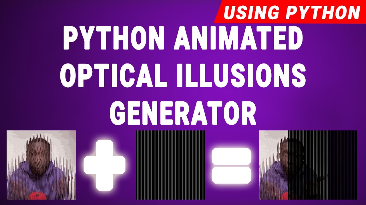 Python Animated Optical illusions Generator