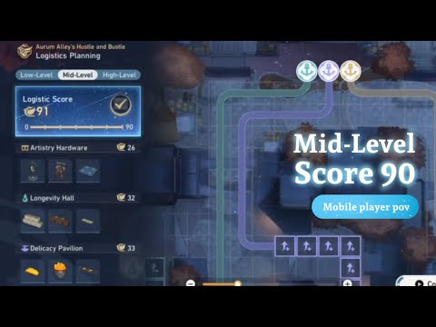 Honkai Star Rail Logistics Planning | Mid-Level Score 90