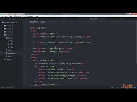 Learn Getting Started with jQuery 3 Modifying CSS with Inline Properties | packtpub com - Mind ...