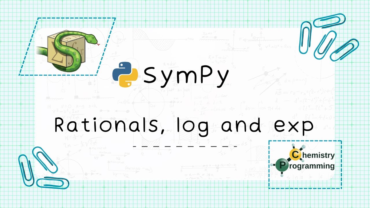 SymPy - Math with Python - Rational expressions, logarithms and exponential