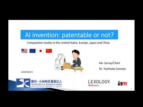 AI invention : Patentable or not? Comparative studies in the United States, Europe, Japan and China