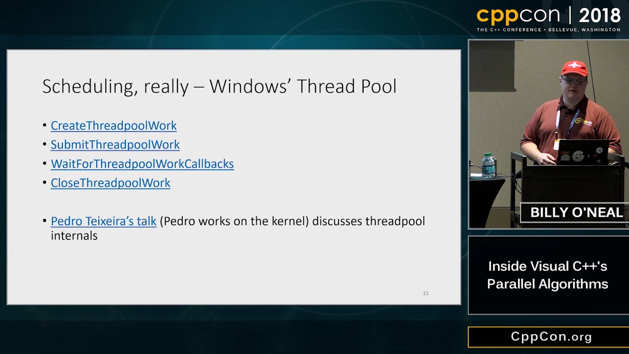 CppCon 2018: Billy O'Neal “Inside Visual C++' Parallel Algorithms”
