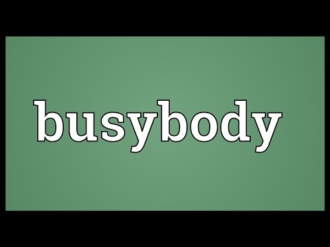 Busybody Meaning