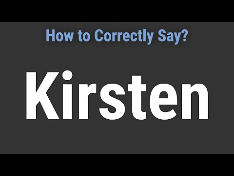 How to Pronounce Name Kirsten (Correctly!)