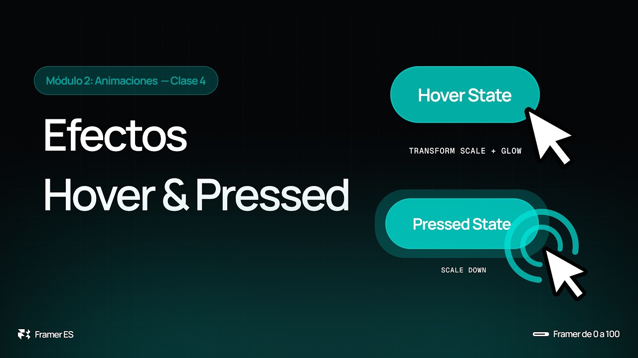 Hover & Press Effect | Class 4 — Animations