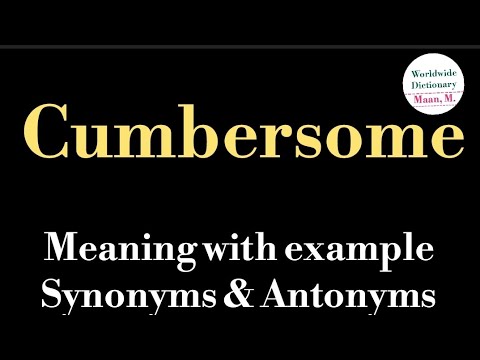 Cumbersome meaning l meaning of Cumbersome l Cumbersome ka Hindi mein kya matlab hota hai l vocabu