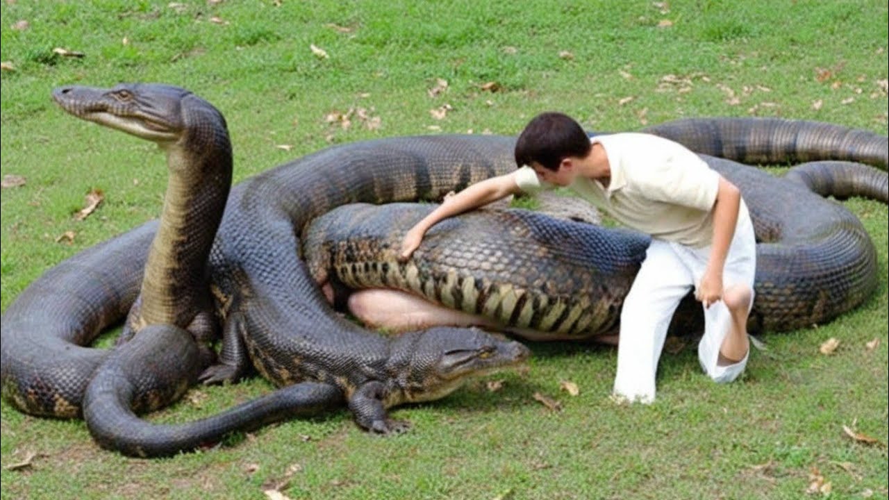 Giant Serpent Spotted in the Wild – Nature’s Hidden Giant