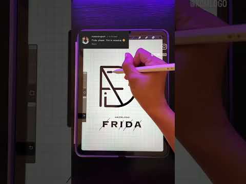 We make your logo, for Personal /Business Brand. #frida #logo #growonyoutube #logodesign #shorts