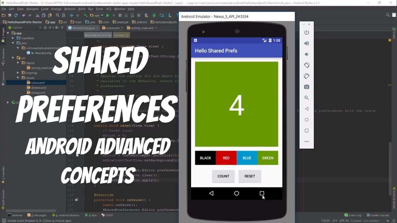 Android Shared Preferences Example