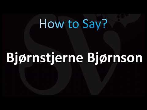 How to Pronounce Bjornstjerne Bjornson (CORRECTLY!)