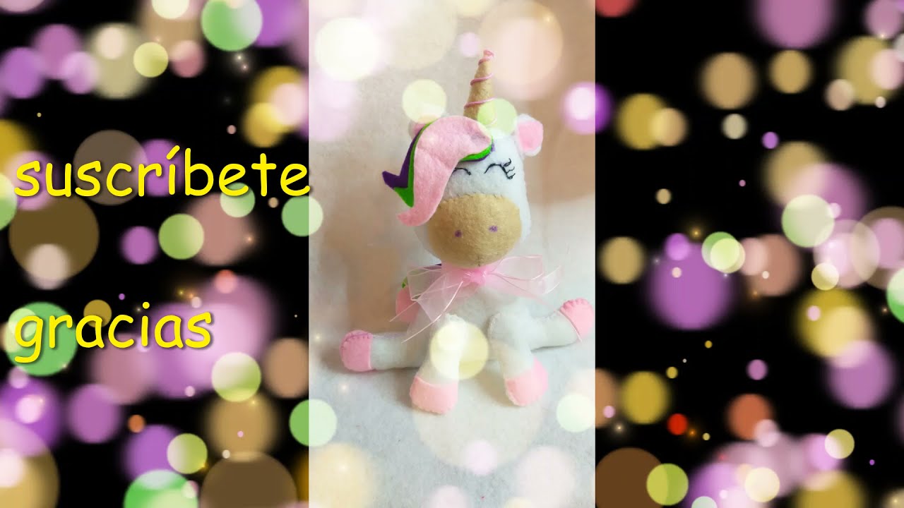 DIY - UNICORNIO DE FIELTRO CON MOLDE
