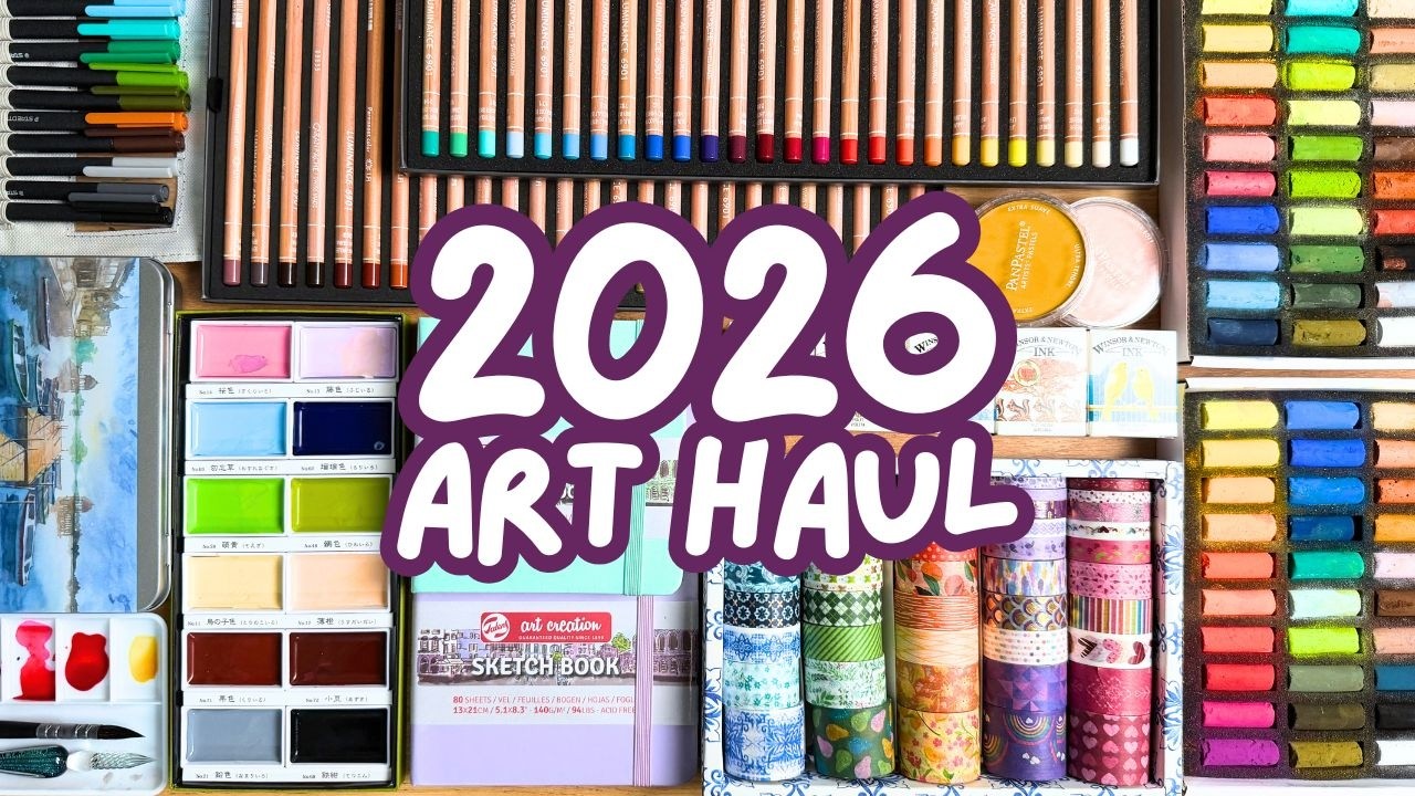 FINALLY Trying Luxury Art Supplies I've Wanted FOREVER (Caran d'Ache Luminance, W&N Inks etc.)