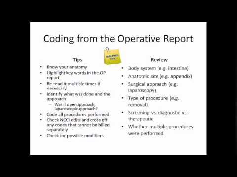 Module 2 W3C11 Surgical Coding Concepts Part 1