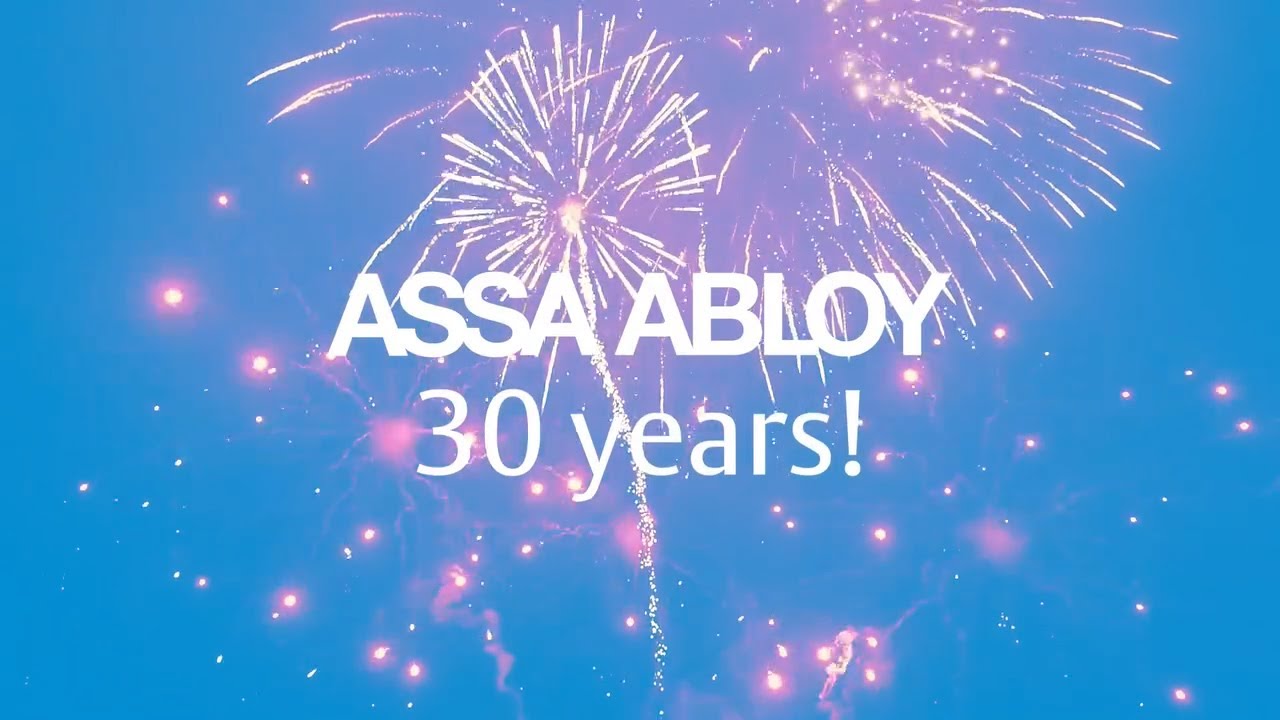 2024 marks the 30th anniversary of the ASSA ABLOY Group.