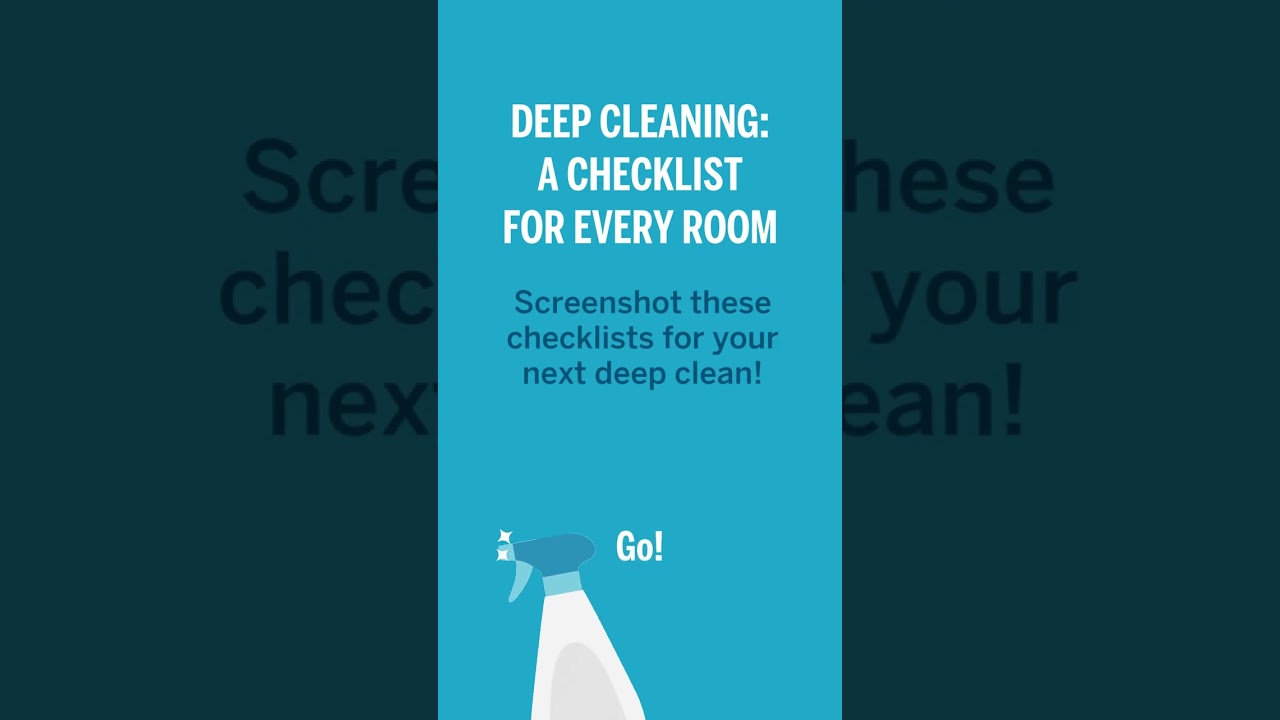 Deep Cleaning Checklist