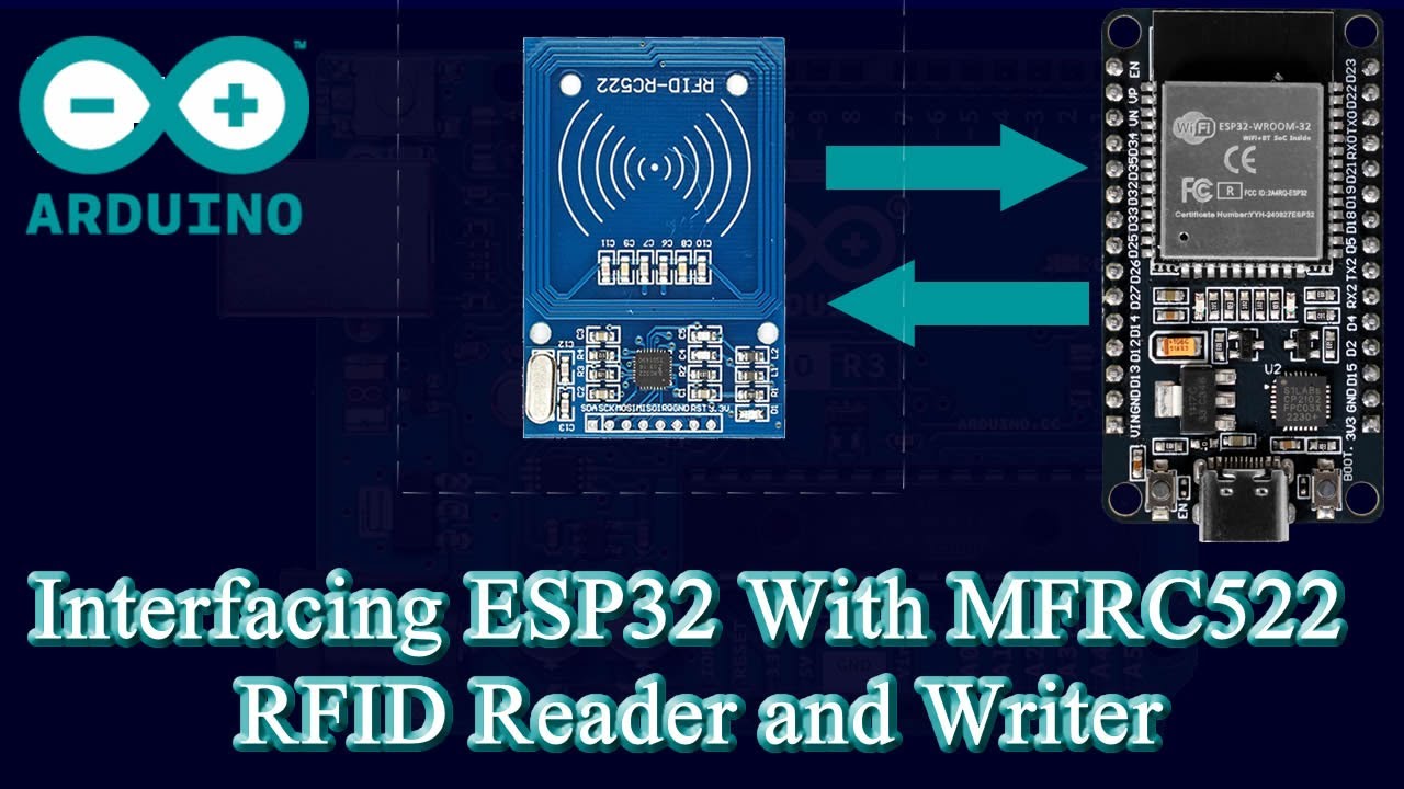 Interfacing ESP32 With MFRC522 RFID Reader and Writer