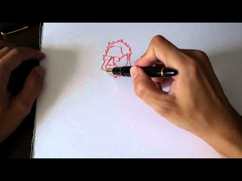 J Herbin fountain pen ink test
