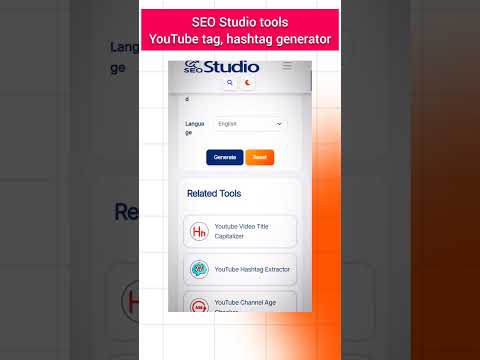 YouTube Tag Generator, Hashtag Generator,Description Extractor, Hashtag Extractor #ai #aitools #tech