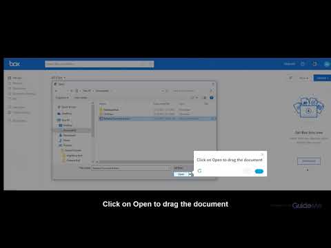 How to drag and drop files in Box @BoxHQ