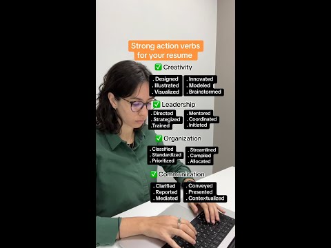 Strong action verbs for your resume