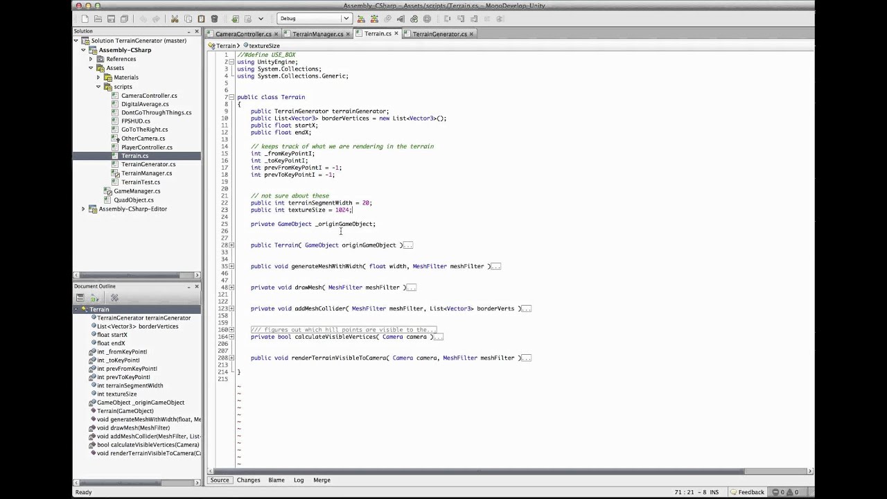 Dynamic 2D Terrain Generation in Unity