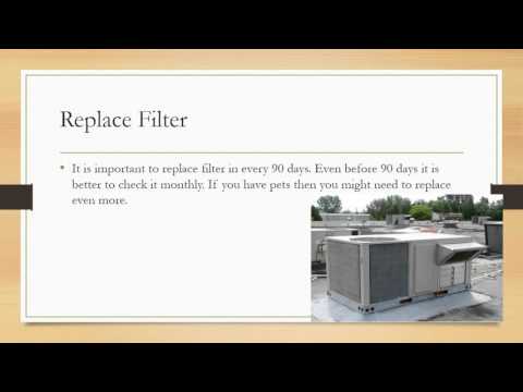 A Checklist for HVAC Maintenance