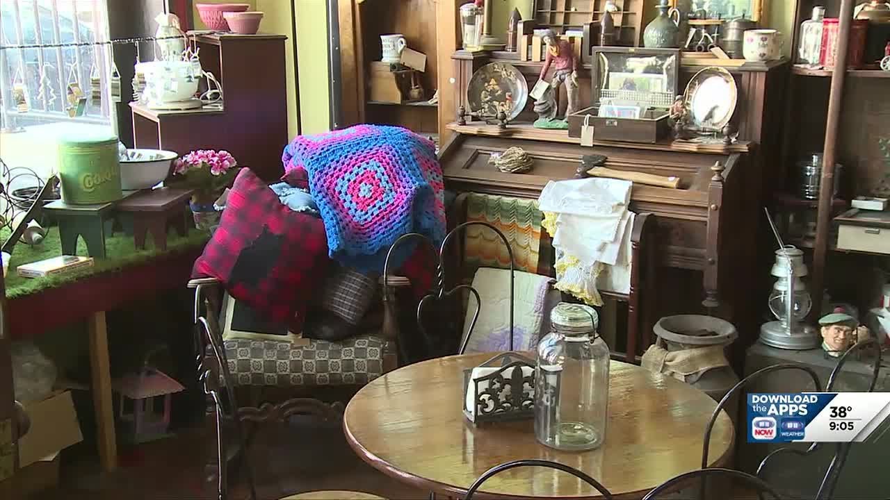 Coffee and costumes at Weeping Water store