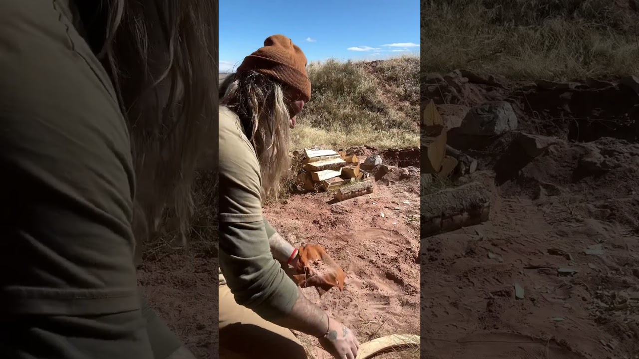 Make A Rabbit Stick #survival #donnydust #rabbitstick #primitivetechnology