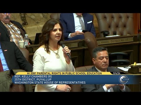 Rep. Kelly Chambers speaks in support of Initiative 2081 (Parents' Bill of Rights)