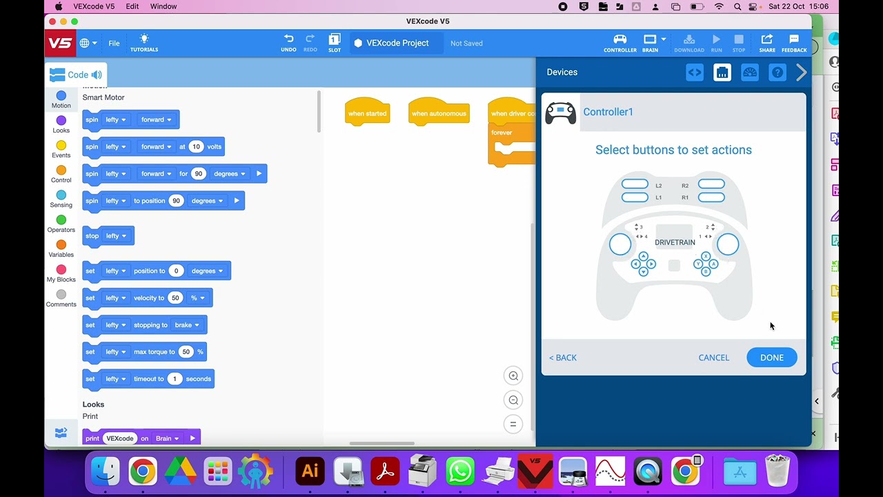 Using Competition Template with VEXcode V5