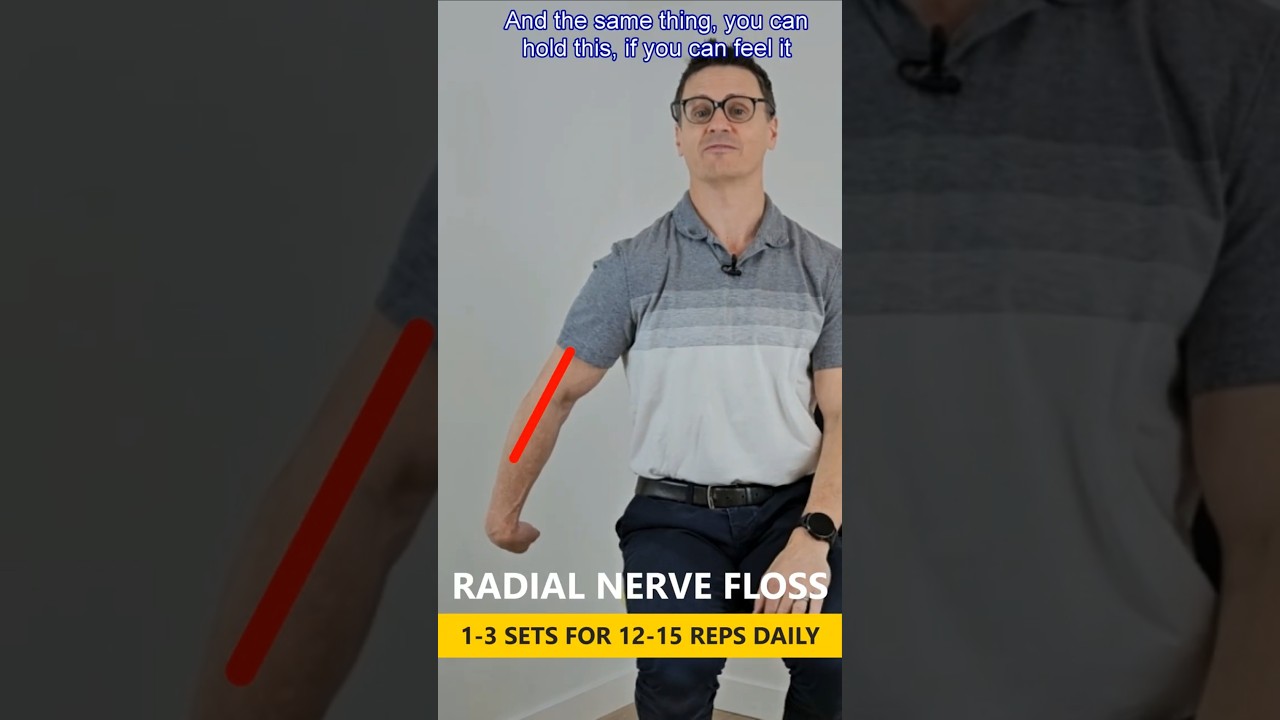 RADIAL NERVE Floss for Neck + Arm Pain | Dr. Jon Saunders
