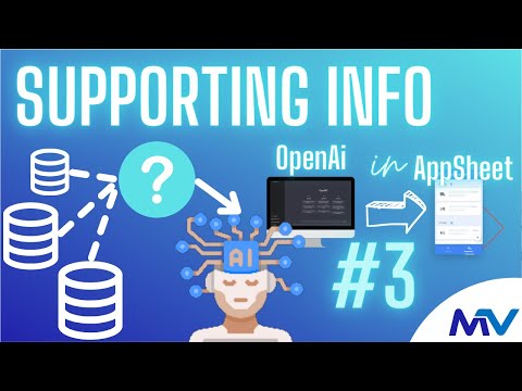 OpenAi & AppSheet #3 | Supporting Info