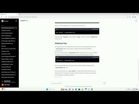 pip install install all dependencies