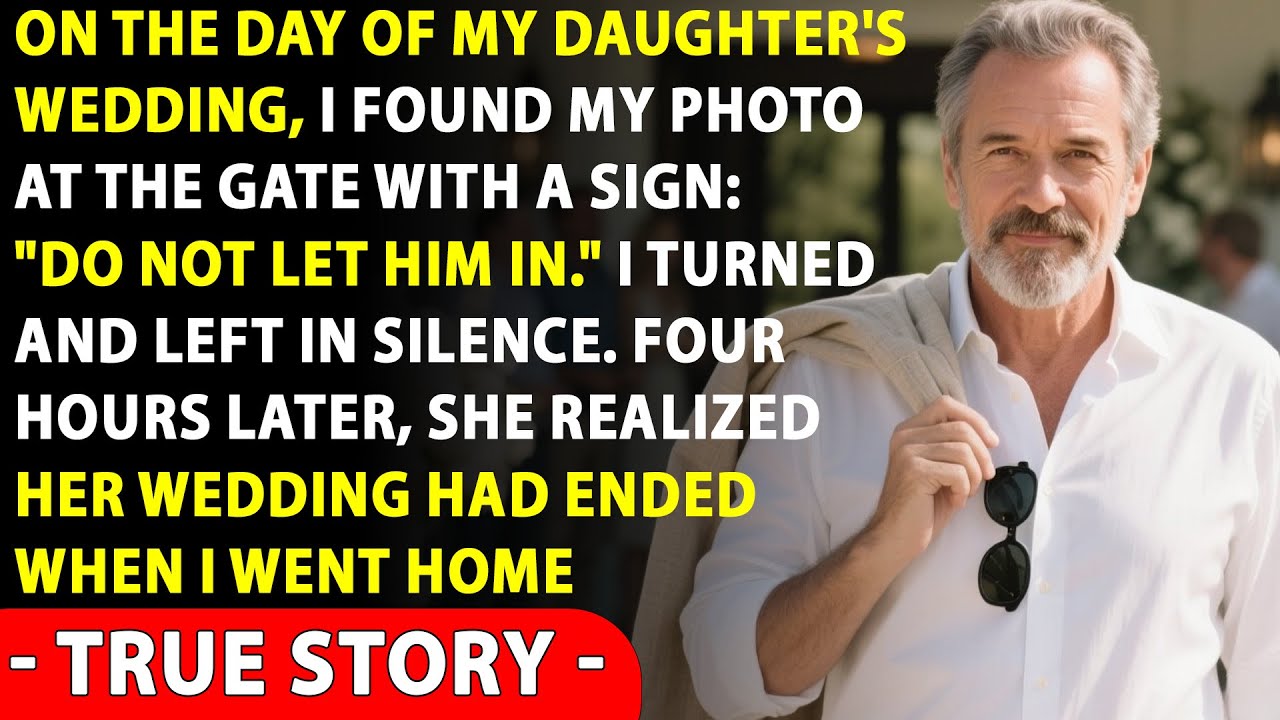 My Daughter Banned Me From Her Wedding - Her “Happy Day” Ended Right There...True Story