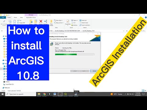 How to install ArcGIS 10.8